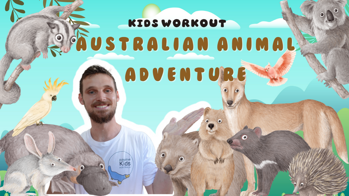 Australian Animals Alphabet Adventure - Kids Workout! – Adaptive Kids ...